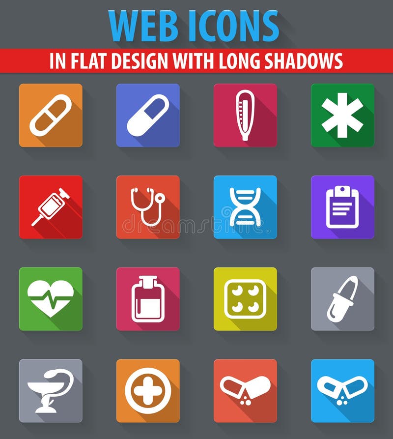 Medical icons set stock vector. Illustration of medical - 89080480