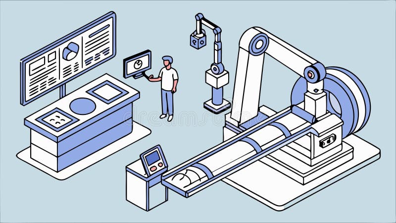 Medical Imaging Lab, MRI Scanner, Advanced Diagnostics, Vector Design ...