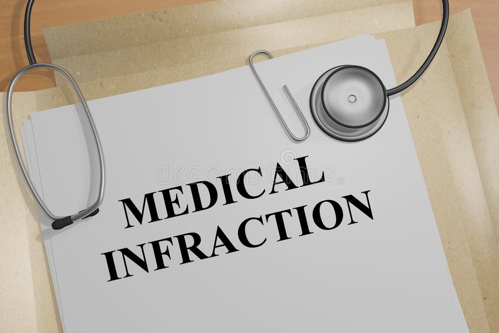 Medical Infraction concept stock illustration. Illustration of cardiac ...