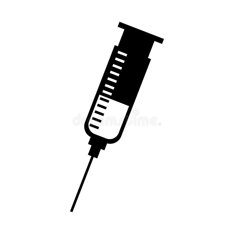 Medical Injection Isolated Icon Stock Vector - Illustration of dose ...