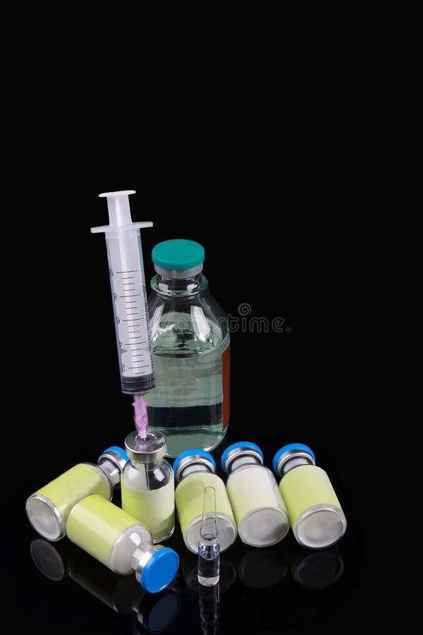 Medical injection products stock image. Image of instrument - 15442383