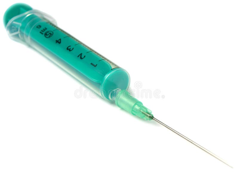 Medical injection syringe stock image. Image of hospital - 12050755
