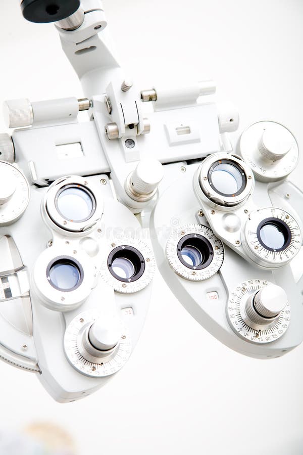 Optometric equipment stock image. Image of instrument - 7028973