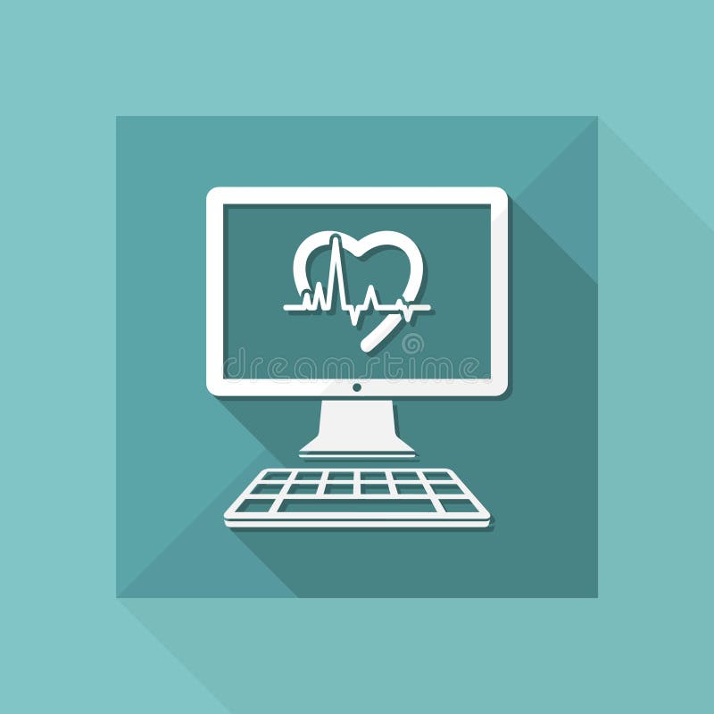 Medical Instrument - Computer Application for Healtcare - Vector Flat ...