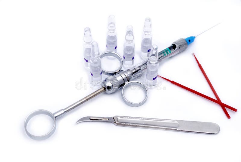 Medical instruments stock photo. Image of injection, hygiene - 13676884