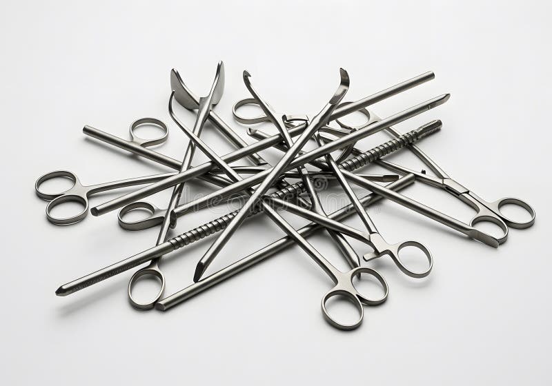 Medical Instruments Collection Stock Illustration - Illustration of ...