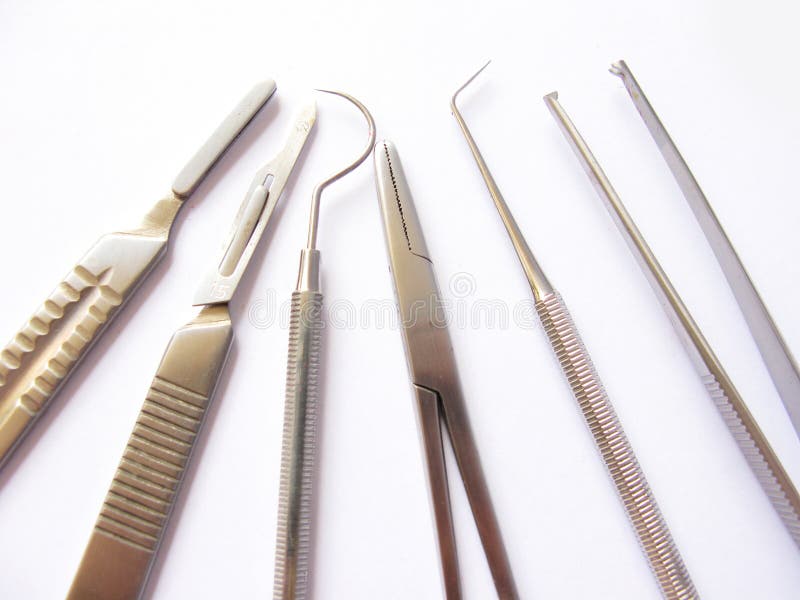 Medical Instruments Isolated Stock Image - Image of professional ...