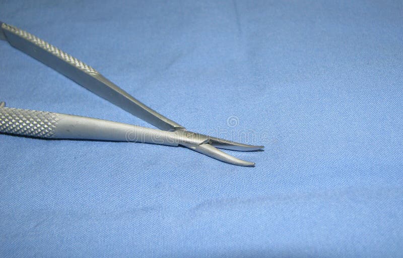 Medical Instruments- Micro Needle Holder Stock Image - Image of micro ...