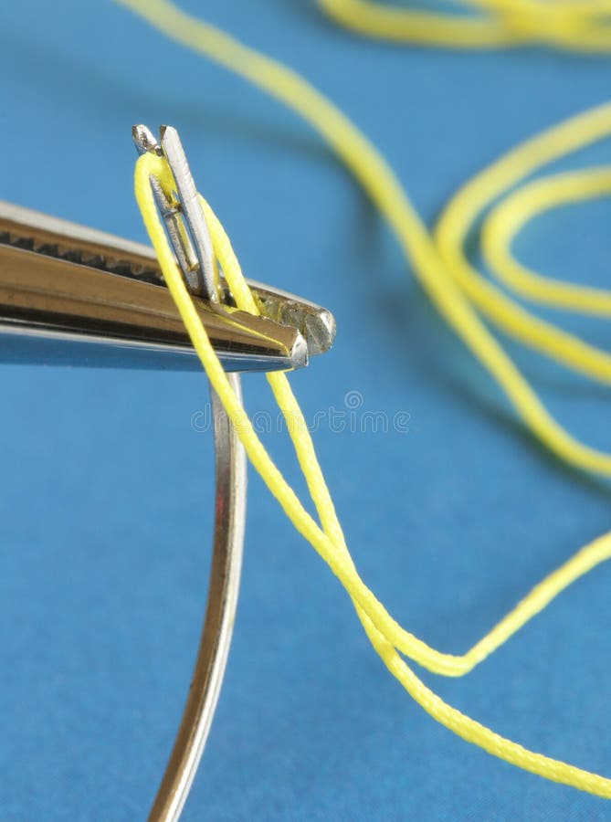 Medical Instruments - Needle and Thread Stock Image - Image of spivel ...