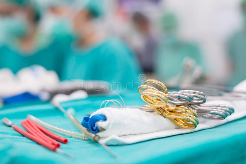 Medical Instruments for Surgery Stock Image - Image of clamp, hospital ...