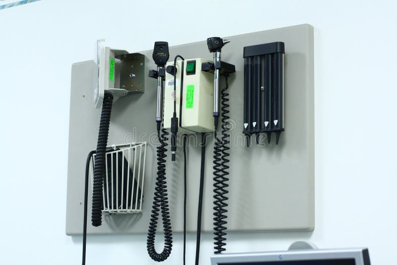 Medical Instruments on Wall Stock Photo - Image of office, healthcare ...