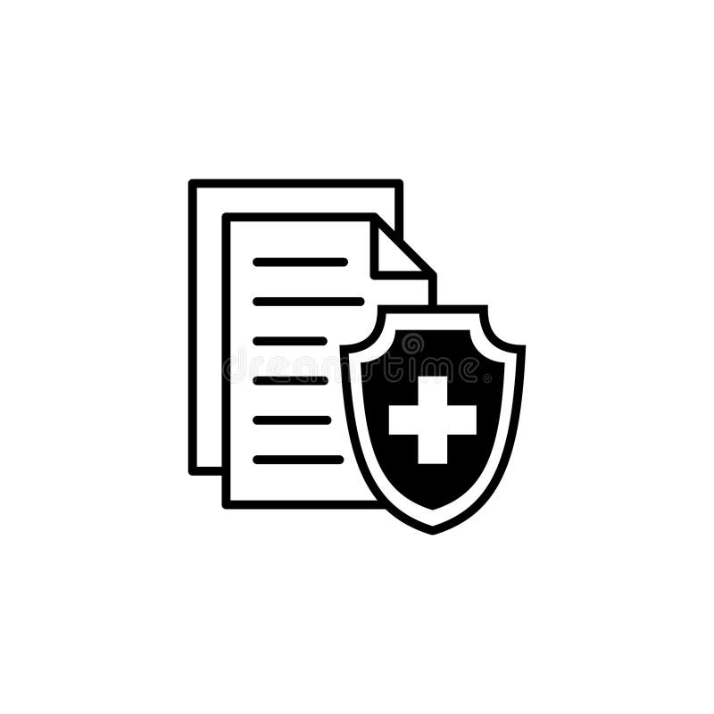 Medical Insurance Icon . Health Insurance Icon Stock Illustration ...