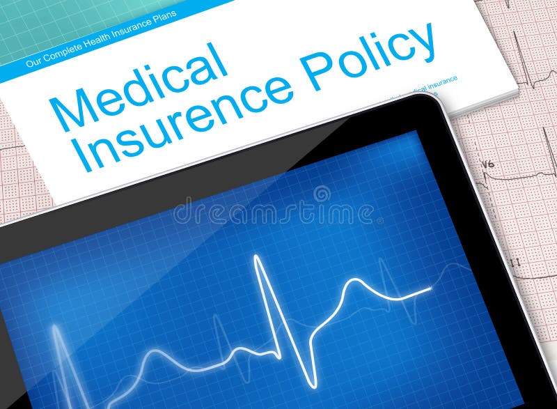 Medical insurance policy stock photo. Image of test, sign - 57908358