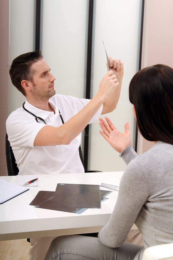Medical Investigation stock photo. Image of woman, discussion - 17279474