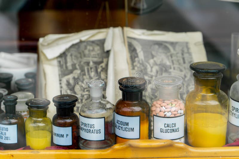 Medical Jars Dekoratiye. Decorated Stock Photo - Image of design, jars ...