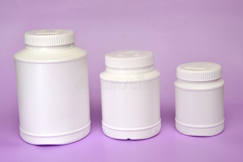 Medical packaging jars stock photo. Image of design - 246799106