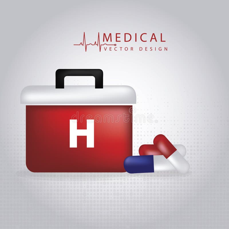 Medical kit stock vector. Illustration of frame, healthy - 31154237