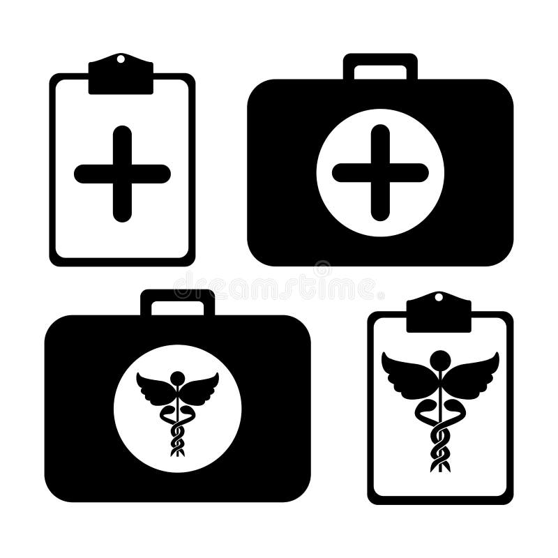 Friendly Doctor Holding Medical Kit Stock Vector - Illustration of ...