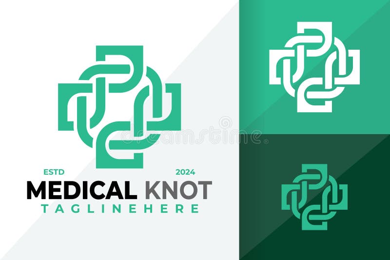 Medical Knot Symbol Logo Icon Vector Design Illustration Stock Vector ...