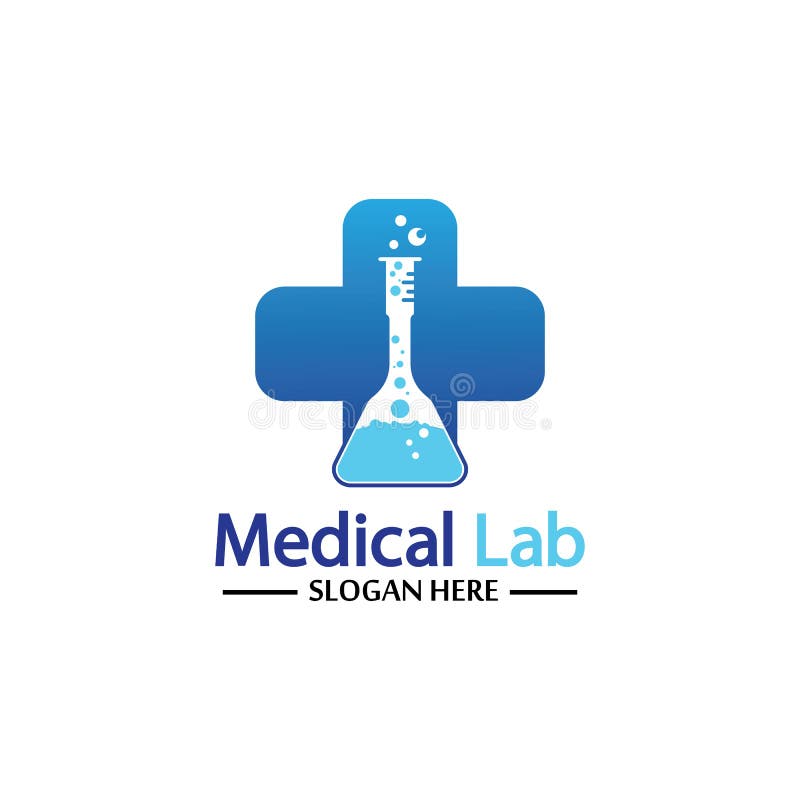 Medical Lab Logo Template Design Vector, Emblem, Design Concept ...
