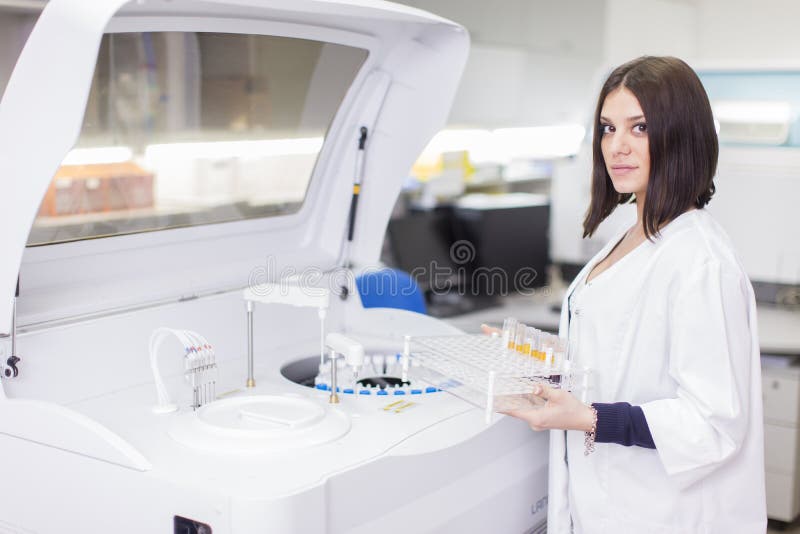 Modern medical laboratory stock image. Image of analyzing - 31709841