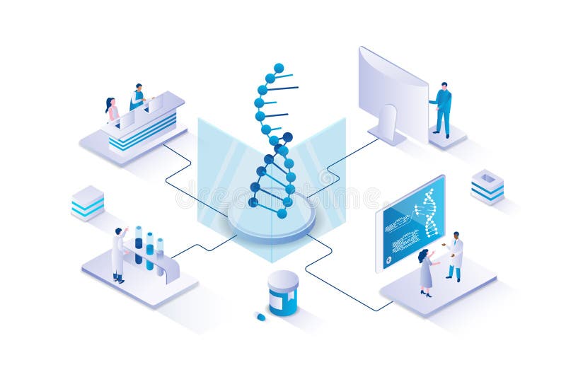 Isometric Medical Research Team Stock Illustrations – 226 Isometric ...