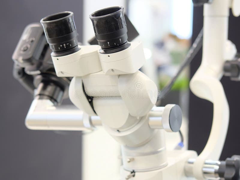 Medical Laboratory Microscope Stock Photo - Image of magnification ...