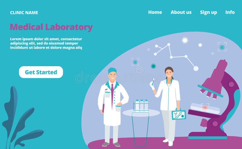 Medical Laboratory Vector Illustration, Cartoon Tiny Flat People ...