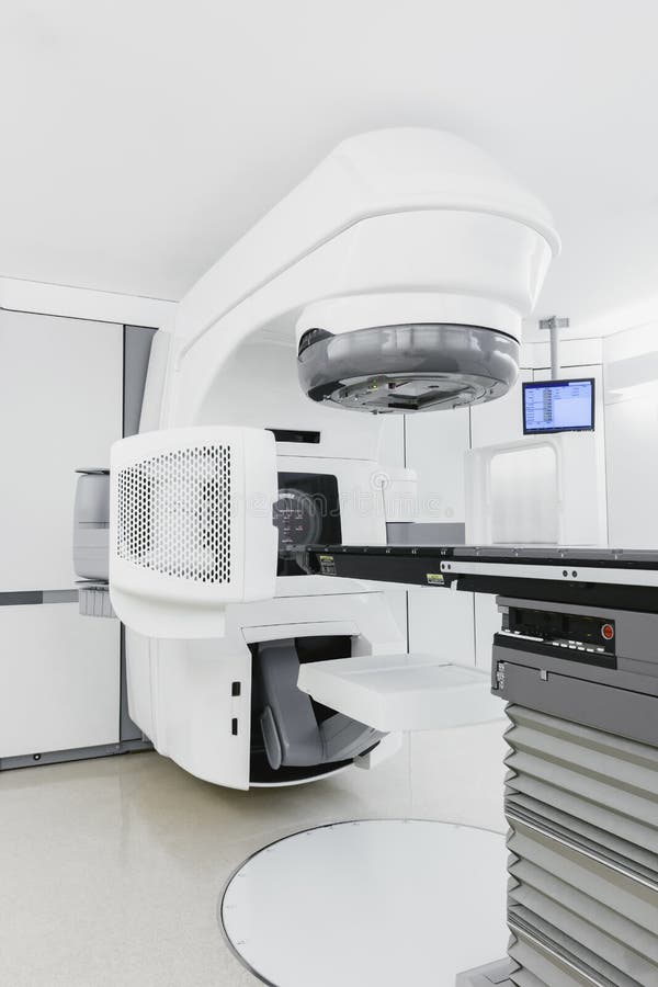 Linear Accelerator At Hospital Stock Image - Image of radiology ...