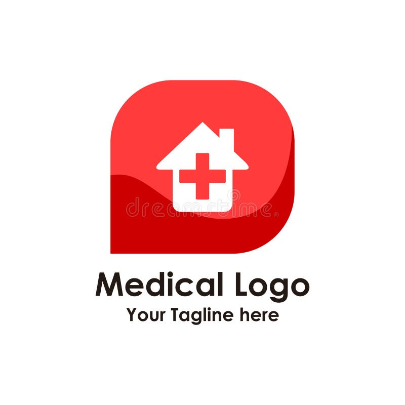 Medical Logo Minimalist Vector Design Stock Vector - Illustration of ...