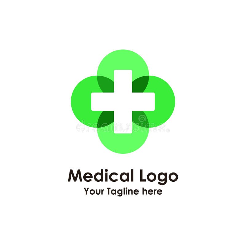Medical Logo Minimalist Vector Design Stock Vector - Illustration of ...