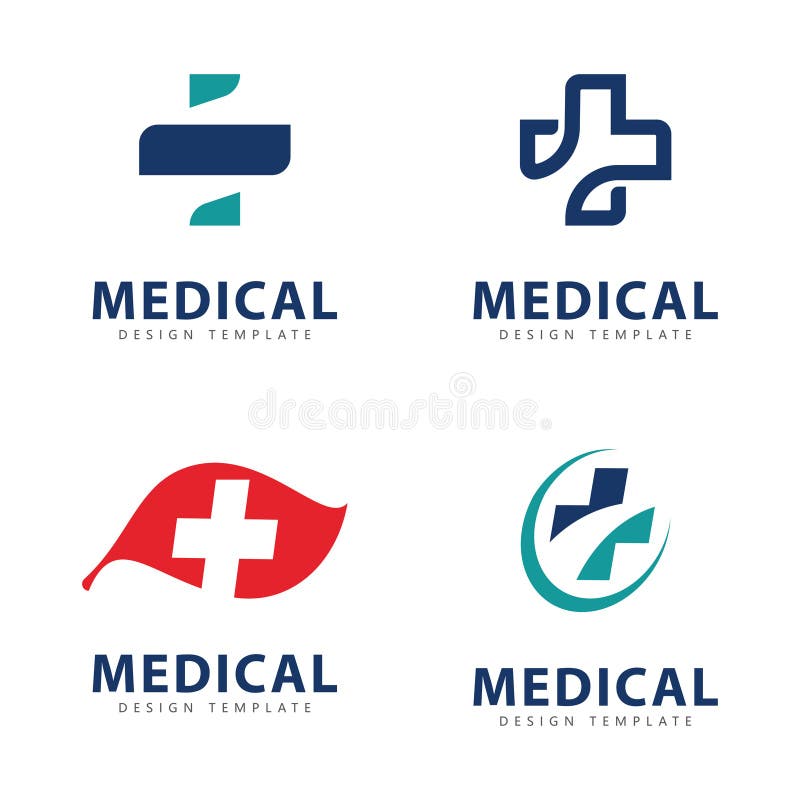 Medical Logo Icon Design Template Elements Stock Vector - Illustration ...
