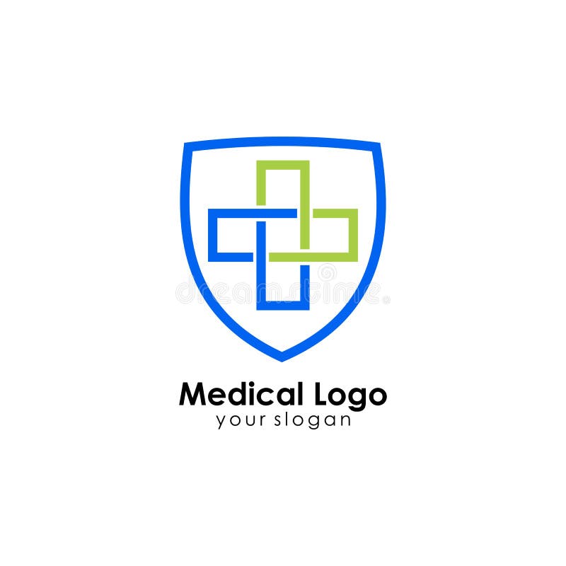 Medical logo template stock illustration. Illustration of doctor ...