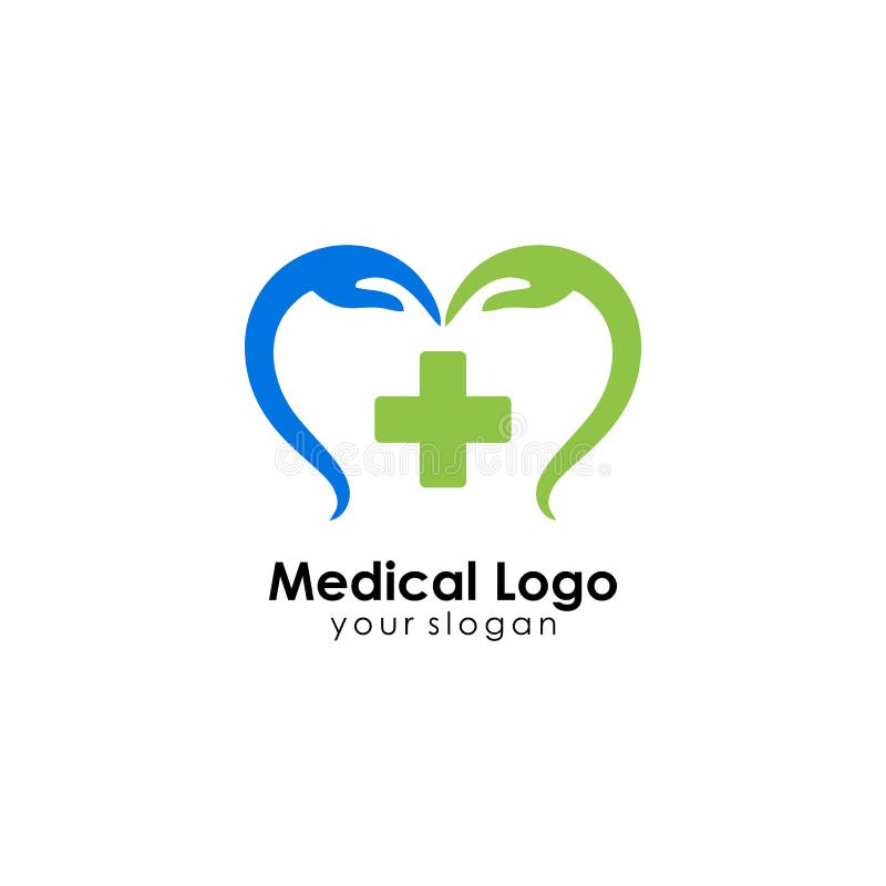 Medical logo template stock illustration. Illustration of logo - 166727818