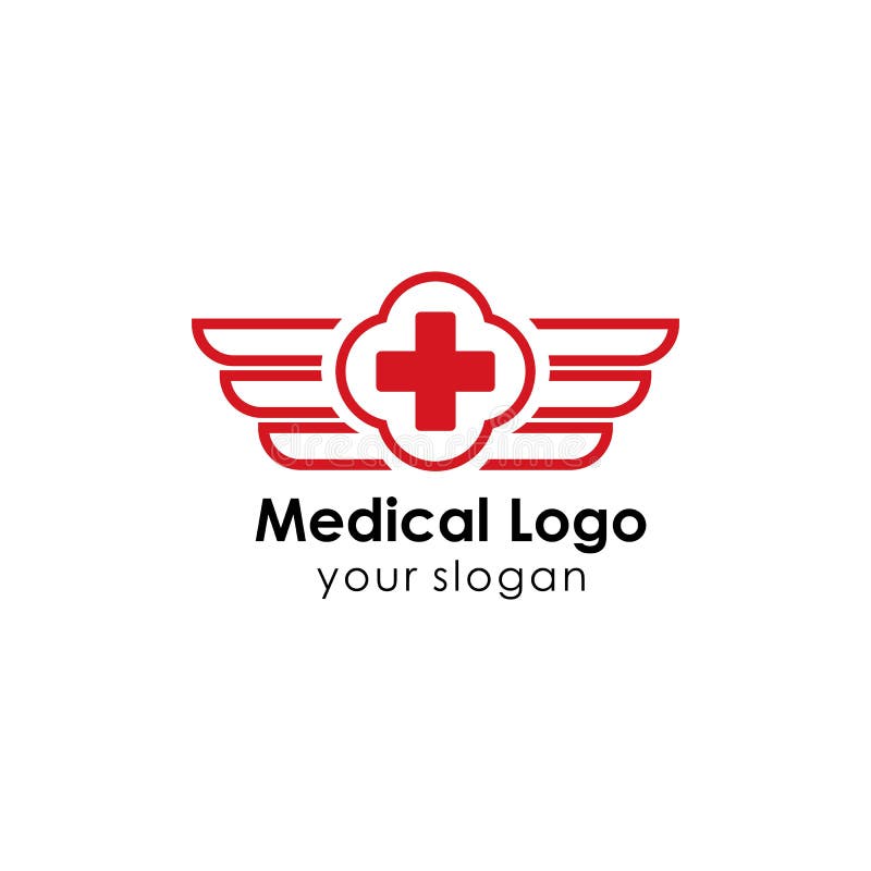 Medical logo template stock illustration. Illustration of cardiogram ...