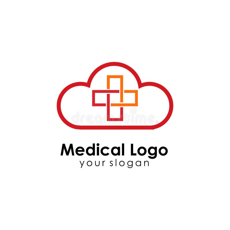 Medical logo template stock illustration. Illustration of company ...