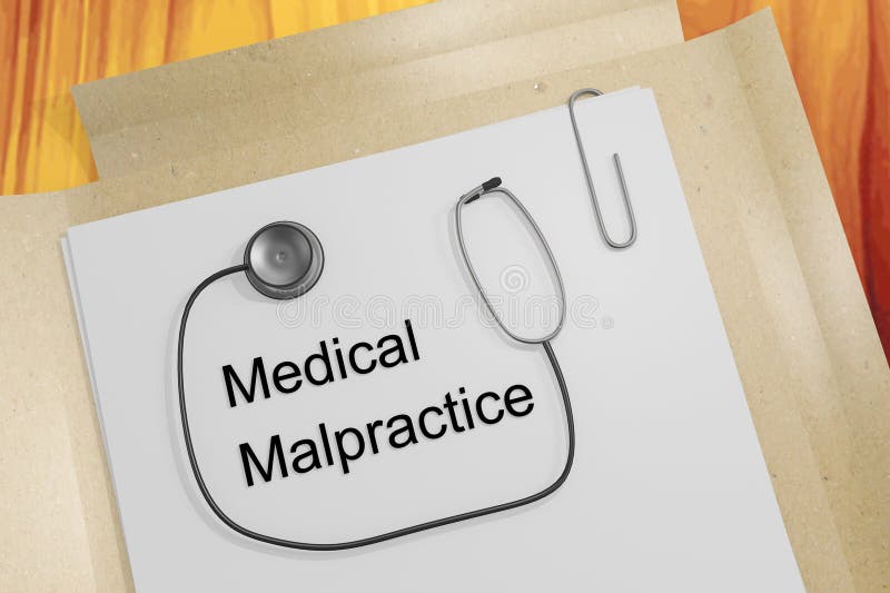 Medical Malpractice Concept Stock Illustration - Illustration of ...