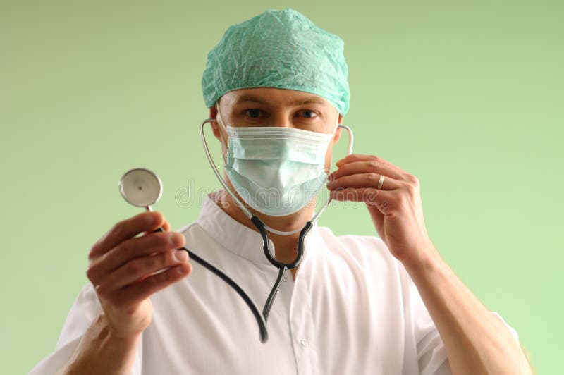 Medical man stock photo. Image of profession, heartbeat - 19087912