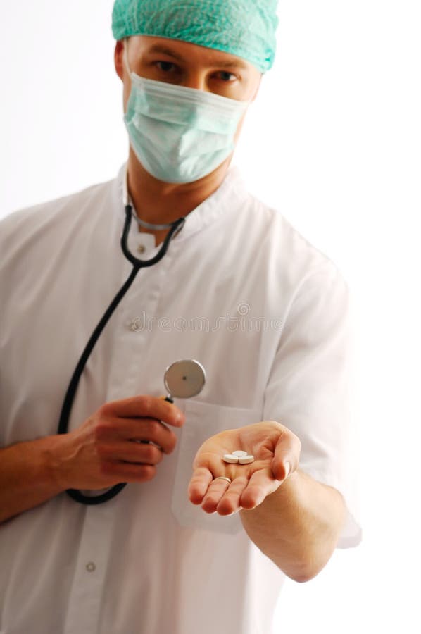 Medical man stock photo. Image of human, care, mask, medicament - 19087920