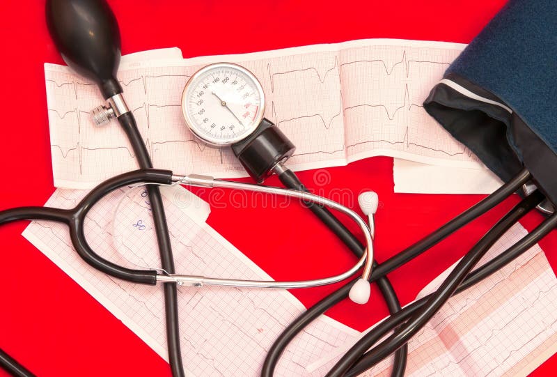 Medical manometer stock image. Image of heart, instrument - 87315465