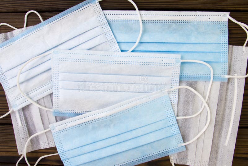 Medical Many Masks Background Virus Stock Photo - Image of masks ...