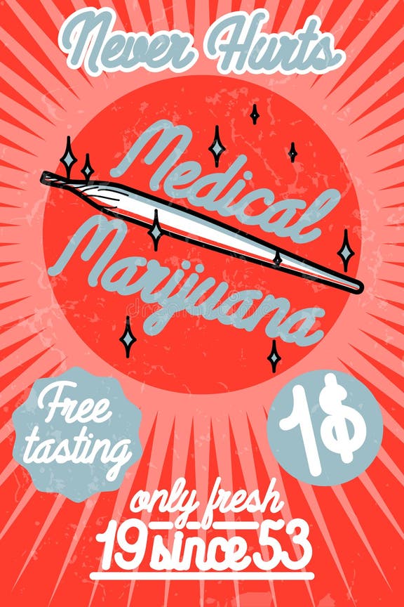 Medical marijuana banner stock vector. Illustration of leaf - 76096039