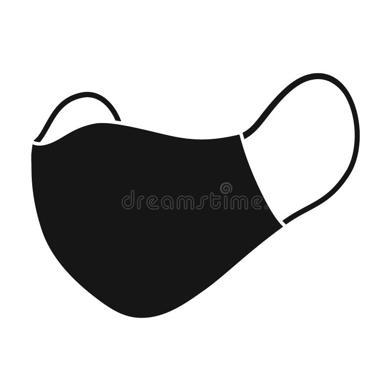 Medical Mask Vector Black Stock Illustrations – 10,141 Medical Mask ...