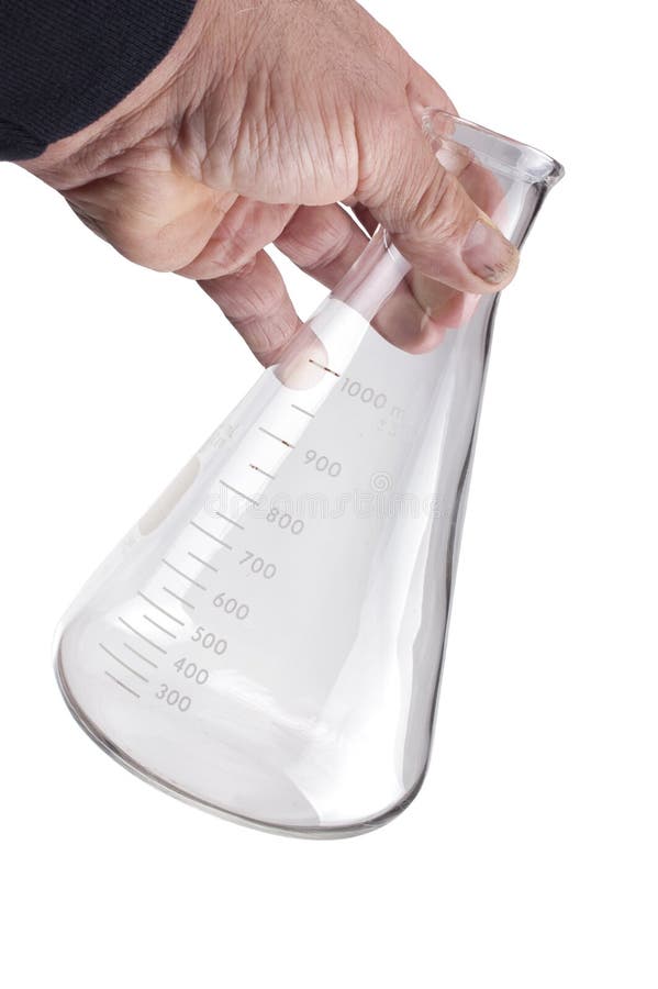 Medical measuring flask stock photo. Image of chemistry - 12043676