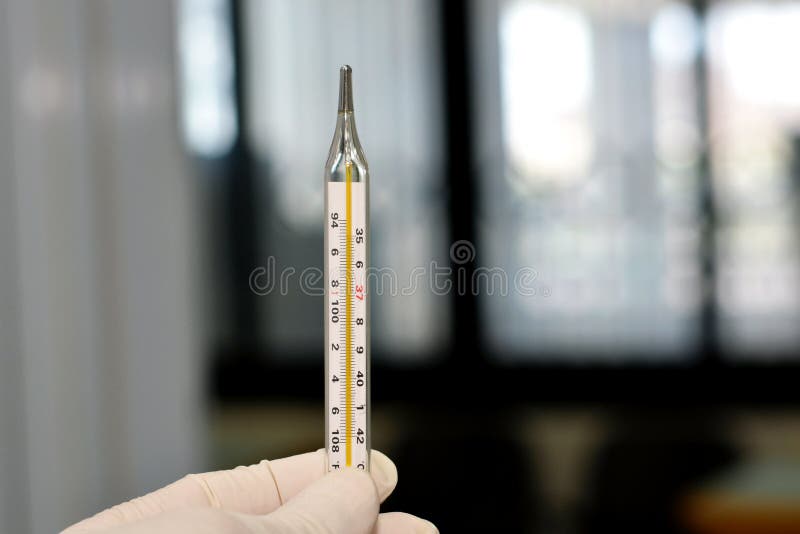 Medical Mercury Thermometer For Measuring Body Temperature Clinical