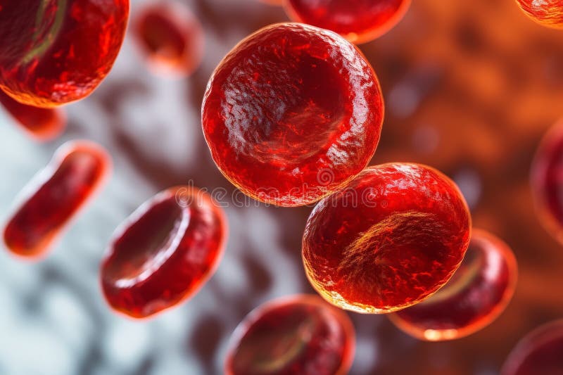 Medical Microcosm: Microscopic View of Blood Components As Presentation ...