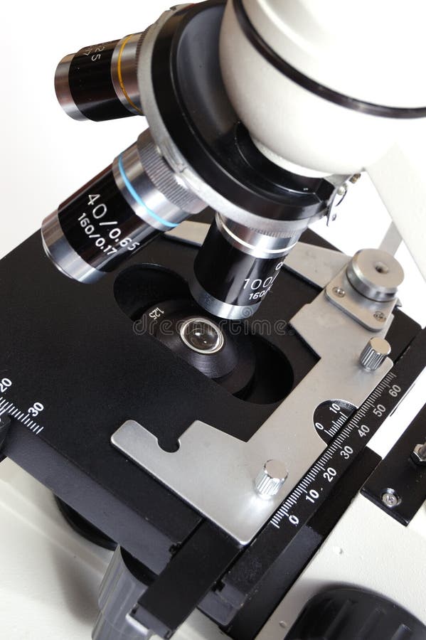 Microscope stock photo. Image of biology, biotechnology - 12845406