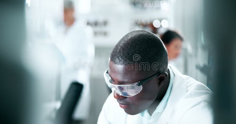 Medical, Microscope and Science with Man in Laboratory for Breakthrough ...