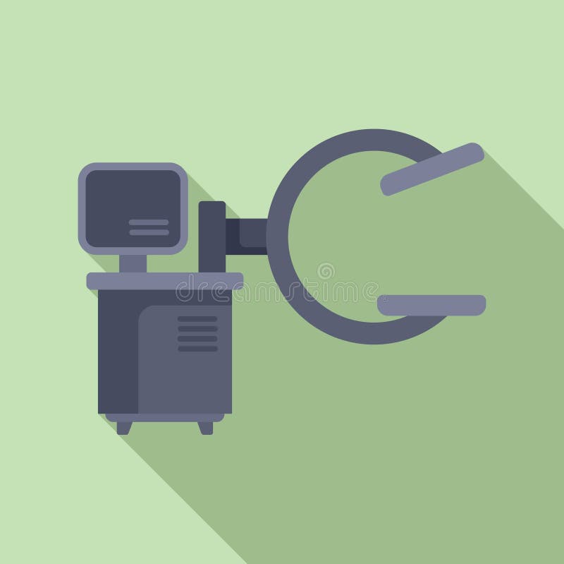 Medical Modern Examination Icon Flat Vector. Xray Device Stock ...