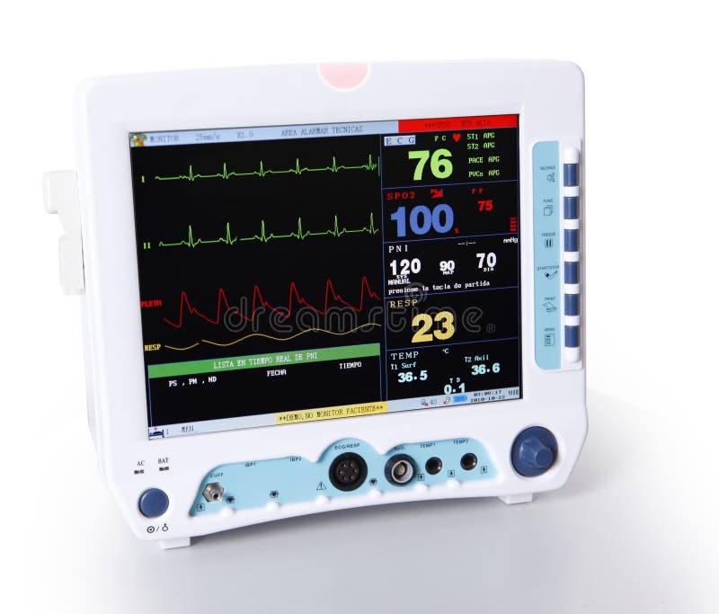 Hearth monitoring system stock photo. Image of medical - 657584